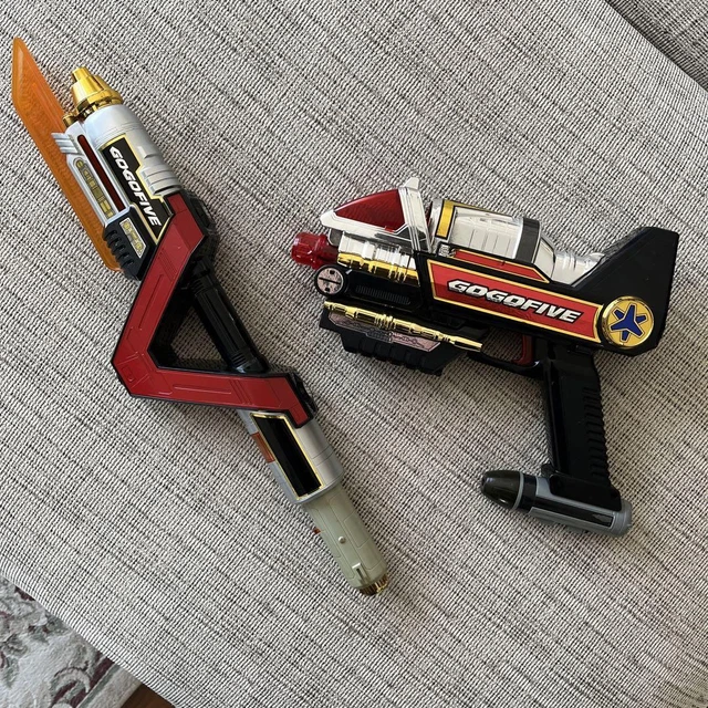 POWER RANGERS LIGHTSPEED Rescue GoGoFive Bulancer Go Blaster Mopher ...