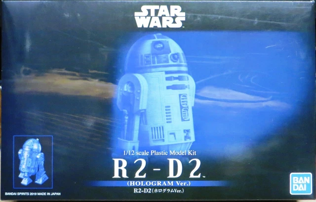 BANDAI R2-D2 HOLOGRAM Version 1/12 Scale Plastic Model Kit Star Wars £ ...