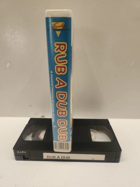 RARE VHS RUB A Dub Dub Nursery Rhymes Cartoon Video Tape 90s $10.00 ...
