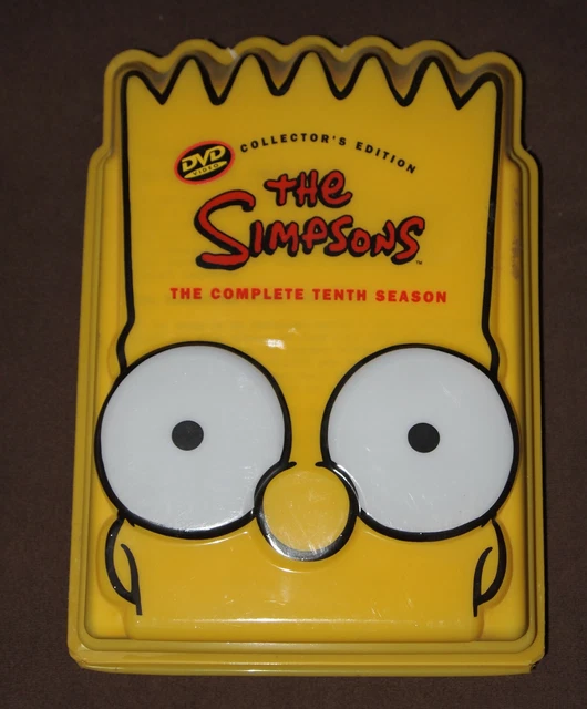 THE SIMPSONS COMPLETE Tenth 10th Season Bart Simpson Clamshell DVD Set ...