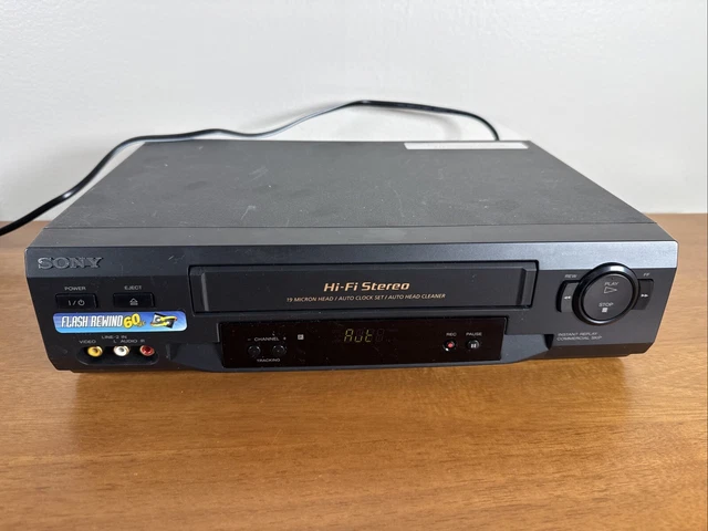 SONY VHS VCR PLAYER VIDEO CASSETTE RECORDER SLV-N51 AS IS For Parts ...