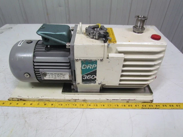 TOKUDA / SANSO DRP360III Rotary Vacuum Pump w/TFF4717AS 3-phase ...