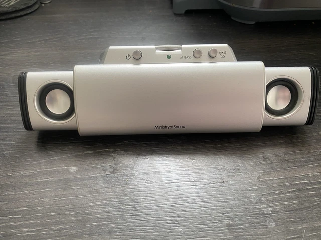 VINTAGE RARE MINISTRY of sound Portable Aluminium Speaker System ...