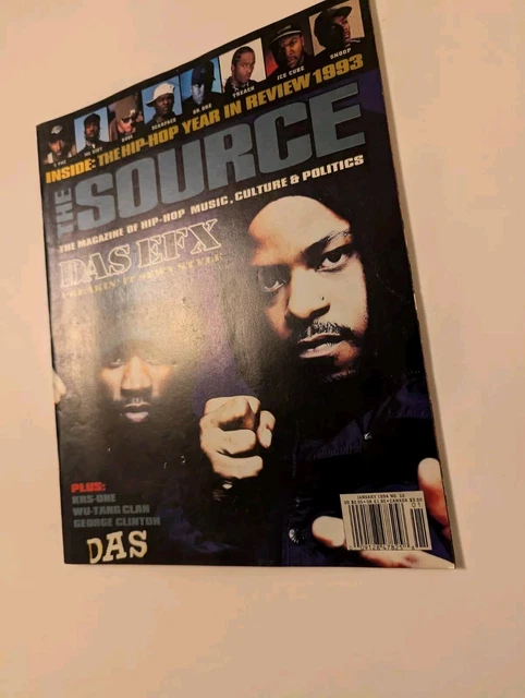 THE SOURCE MAGAZINE #52, January 1994 Das Efx, Year In Hip-Hop 1993 ...