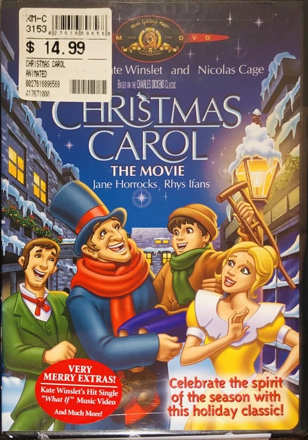 CHRISTMAS CAROL THE Movie (DVD) 2001 Kate Winslet & Nicolas Cage - NEW ...