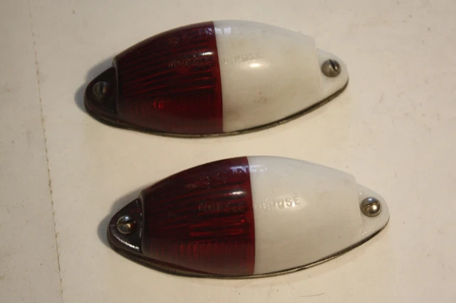 PAIRE DE FEUX de gabarit, latéraux Scintex Plastique Rouge et blanc ...