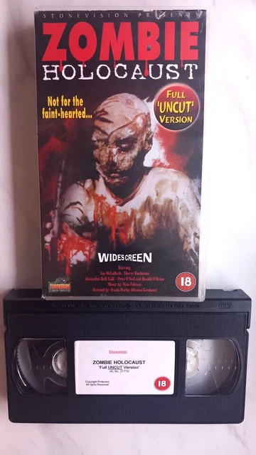ZOMBIE HOLOCAUST. 80'S VHS HORROR. UNCUT Video Tape. Cert 18. USED. £20 ...