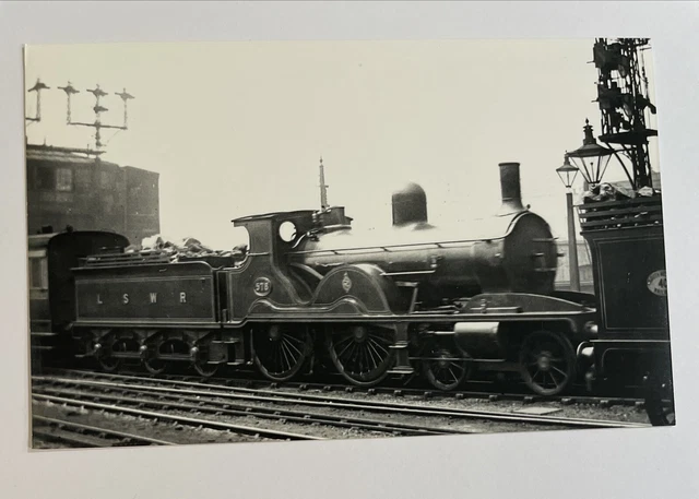 LSWR RAILWAY LOCOMOTIVE Photograph - X2 Class - 578 Waterloo - D1086 £3 ...