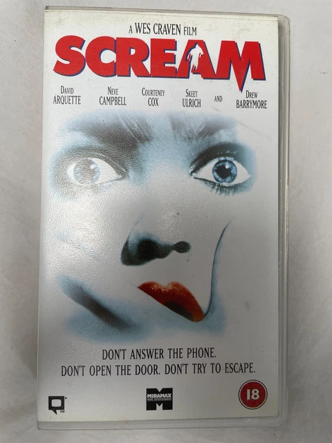 SCREAM [VHS] [VHS Tape] ~ Vintage Classic ~ Video ~ Neve Campbell £4.20 ...
