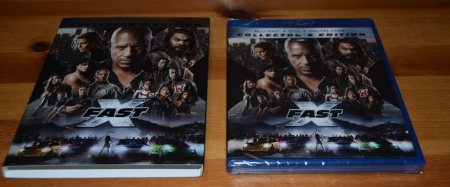 FAST X (BLU-RAY + DVD + Digital Brand NEW Slipcover Vin Diesel Jason ...