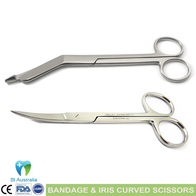 DENTAL LISTER BANDAGE Scissors 14cm Nursing Surgical Iris Scissor ...