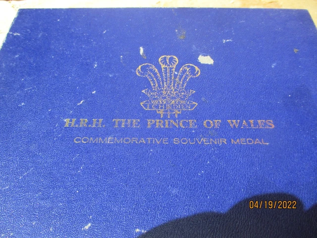 1969 PRINCE OF Wales Charles Investiture silver Medal : 112g. #60-059 £94.28 - PicClick UK