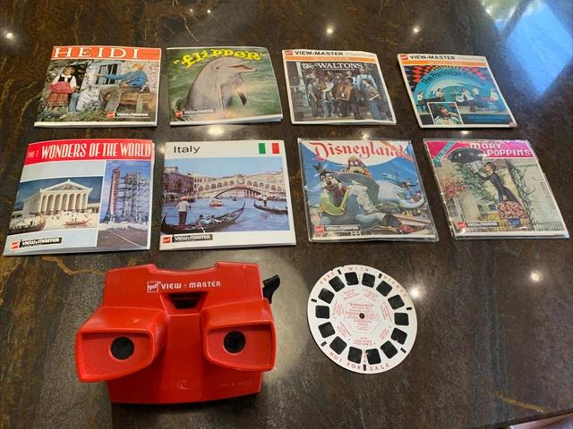 VIEWMASTER FLIPPER WALTONS Partridge Family Mary Poppins Heidi 7 ...