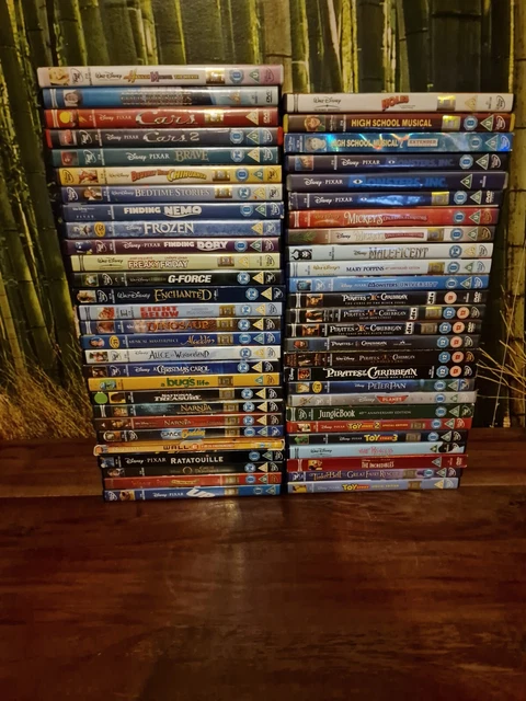 WALT DISNEY DISNEY Pixar-Junior dvd bundle collection x54 Films Classic ...