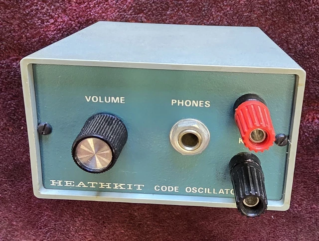 HEATHKIT CODE OSCILLATOR HD-1416 with 9 Volt Battery Removed to Prevent ...