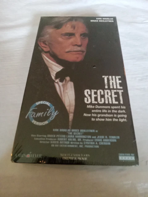 THE SECRET (VHS) Kirk Douglas, Bruce Boxleitner, Brock Peters. Sealed £ ...