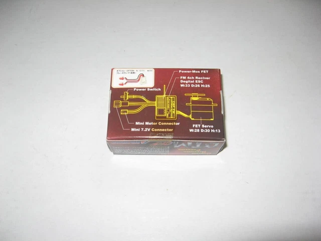 ABC HOBBY DTM CRP Unit, Servo FM27MHz (with 02 RX crystal) 4ch receiver ...