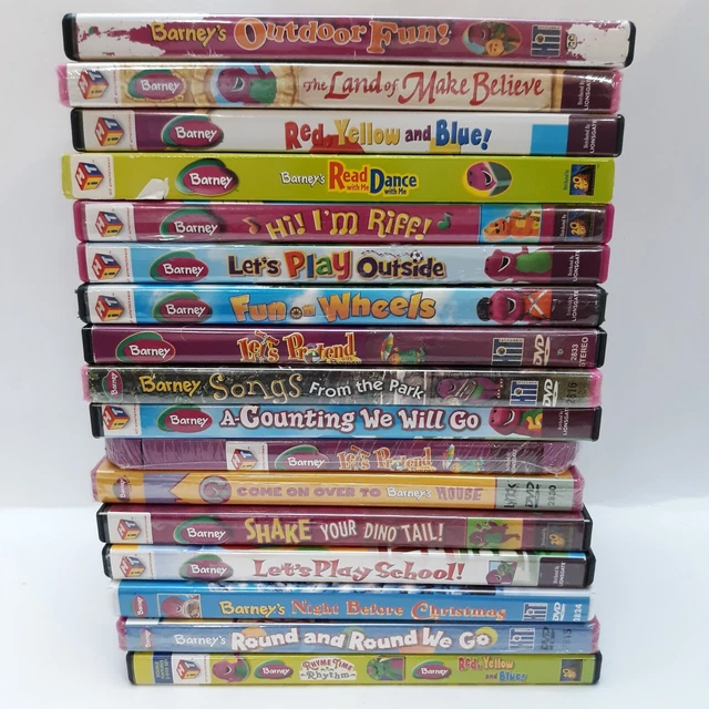 BARNEY DVD LOT 17 Barney the Purple Dinosaur Children / Toddler ...