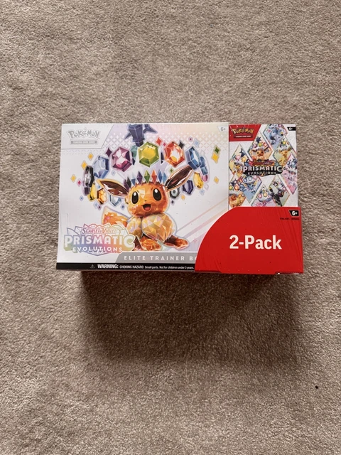 POKÉMON TCG: SV8.5 Prismatic Evolutions Costco 2-Pack - ETB & Booster ...