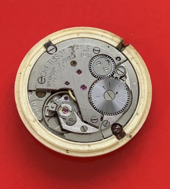 VINTAGE CHS-TISSOT &FILS cal 781-1 watch movement 17 Jewels Working ...