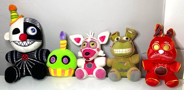 LOT OF 5 Five Nights At Freddys FNAF Plush: ENNARD FOXY SPRINGTRAP ...