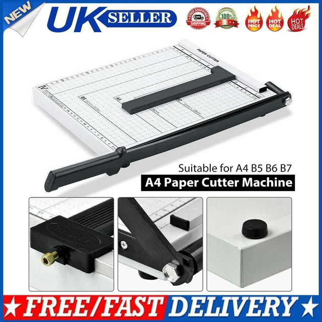 HEAVY DUTY PROFESSIONAL A4 Paper Guillotine Cutter Trimmer Machine Home ...
