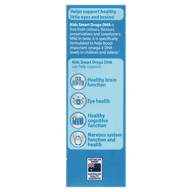 NATURE'S WAY KIDS Smart Drops DHA 20mL Brain Function Eye Cognitive ...