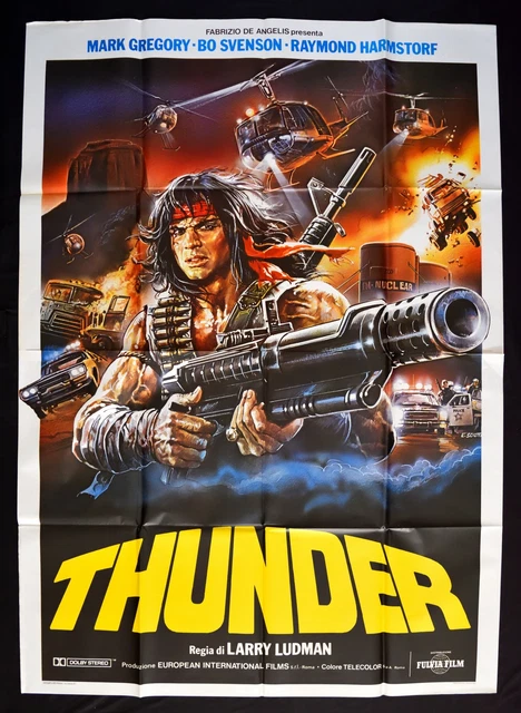 MANIFESTO THUNDER MARK Gregory Larry Ludmann Bo Svenson Harmstorff A74 ...