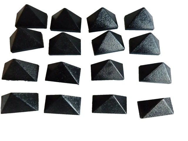 LEGO SLOPE 1 x 2 (45°) Triple with Smooth Surface 15571) BLACK X16 (172 ...