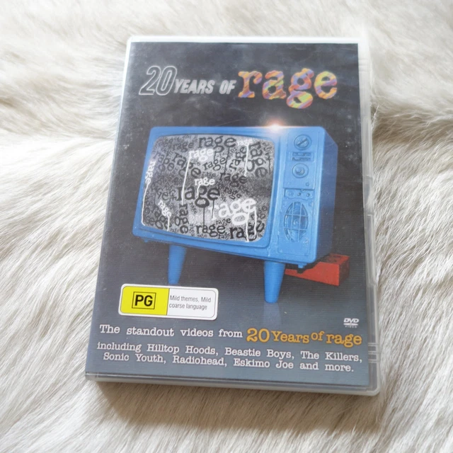 20 YEARS OF RAGE 80s Music TV SHOW Vtg Australian Music Show RAGE Tv ...
