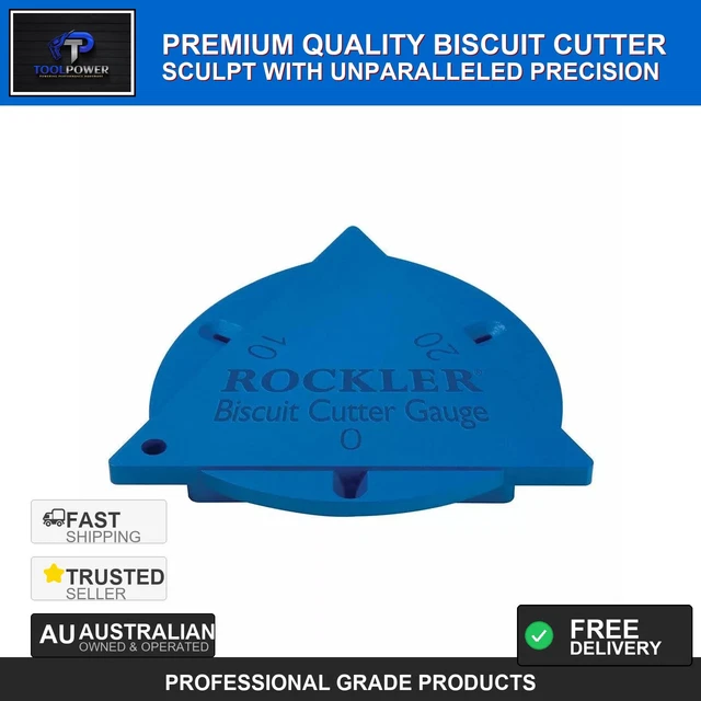 ROCKLER BISCUIT CUTTER Gauge 3-Way. Shows Exact Width & Depth. For 0 ...