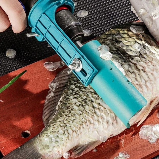 ADJUSTABLE DEPTH FISH Descaler For Electric Drill Fast Scale Removal ...