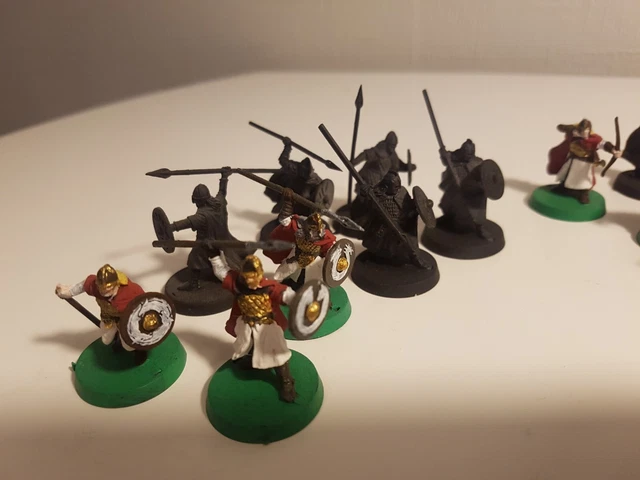 MIDDLE EARTH STRATEGY Battle Game - Rohan Army Lot Riders and Foot ...