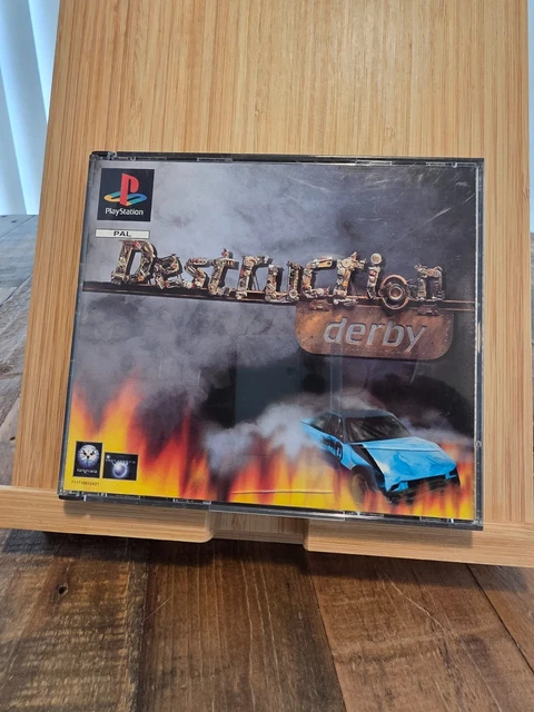 DESTRUCTION DERBY PS1 PlayStation Rare Big Box Version racing Tested ...
