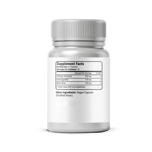 ALPHA EDGE MALE Supplement Advanced Vitality & Energy Formula 60 ...