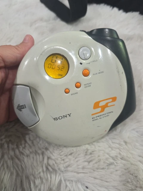 SONY WALKMAN [D-SJ301] G-Protection Portable CD Player CD-R/RW - Tested ...