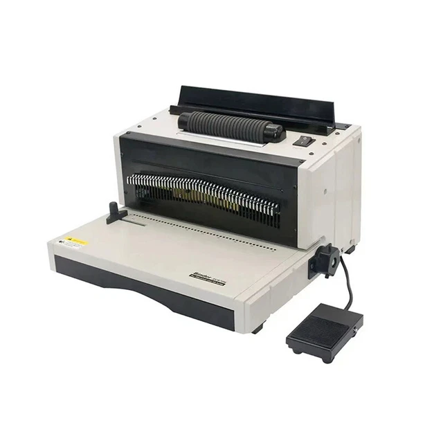 EC8706 SPIRAL RING Binding Machine Book Hole Punching&Binding All-in ...