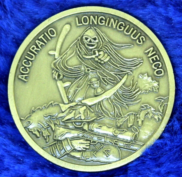 US ARMY SPECIAL Forces Operation Sniper Course SOTIC Challenge Coin PT ...