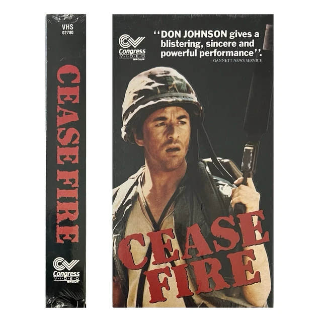 CEASE FIRE (VHS, 1985) Don Johnson - NEW SEALED £17.69 - PicClick UK