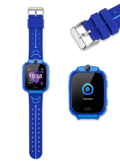 MONTRE INTELLIGENTE ENFANT GPS - Appels, Caméra, SOS - NEUVE - Couleur ...