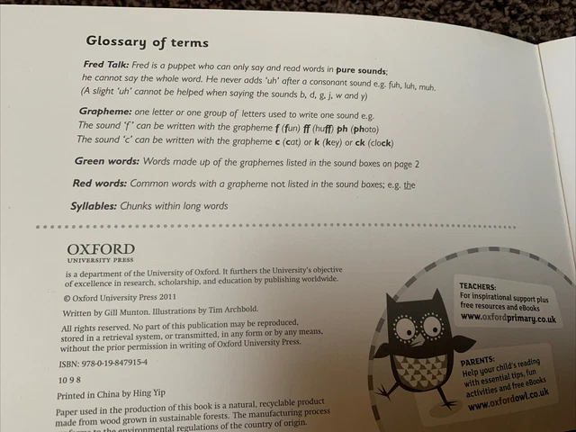 OXFORD READ WRITE INC PHONICS. Jam. Red Ditty Book 4. Ruth Miskin. EUR ...