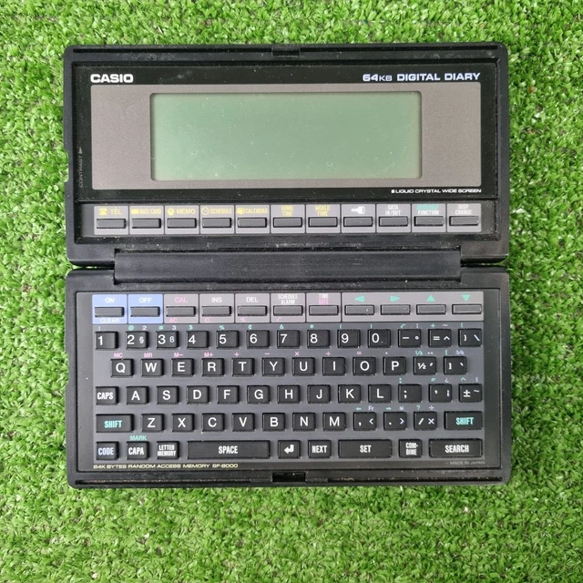 CASIO SF-8000 DIGITAL Diary 64KB - Tested Working - New Batteries ...