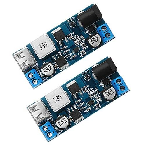 HILETGO 2PCS LM2596S 24V/12V to 5V/5A Power Module DC-DC Step-Down ...