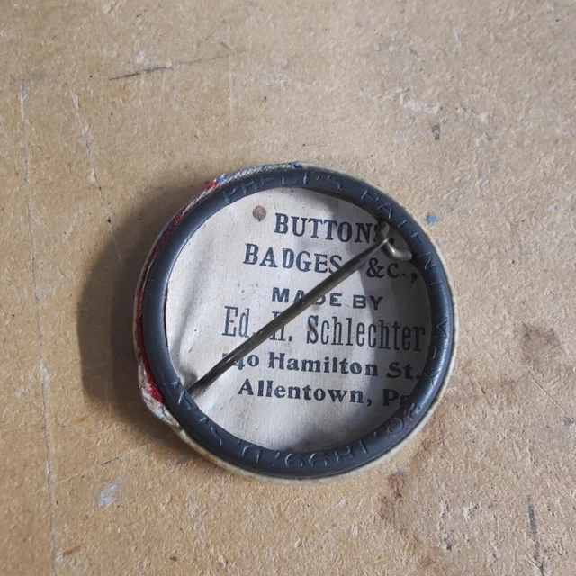 RARE ANTIQUE EARLY 1900s GEORGE WASHINGTON PRESIDENT BUTTON PIN Ed ...