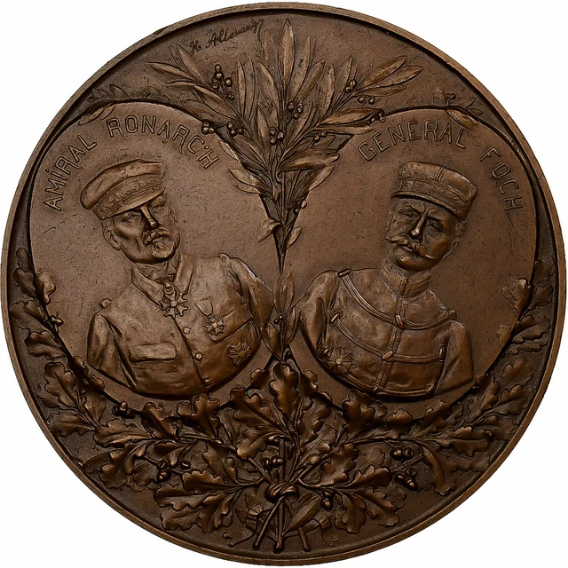 [#1157005] FRANCIA, MEDAGLIA, Bataille de l'Yser, Bronzo, Allouard, SPL ...