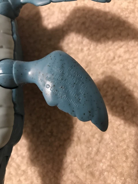 JURASSIC WORLD IMAGINEXT Mosasaurus Blue Dinosaurs Toy Figure Snapping ...