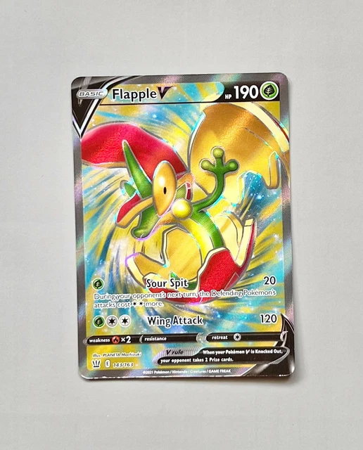 POKÉMON TCG FULL Art Flapple V - Battle Styles (143/163) EUR 7,42 - PicClick FR