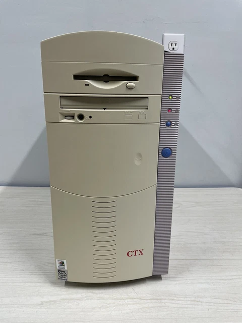 VINTAGE EXTREMELY RARE CTX Desktop Tower- From Collectors Estate ...