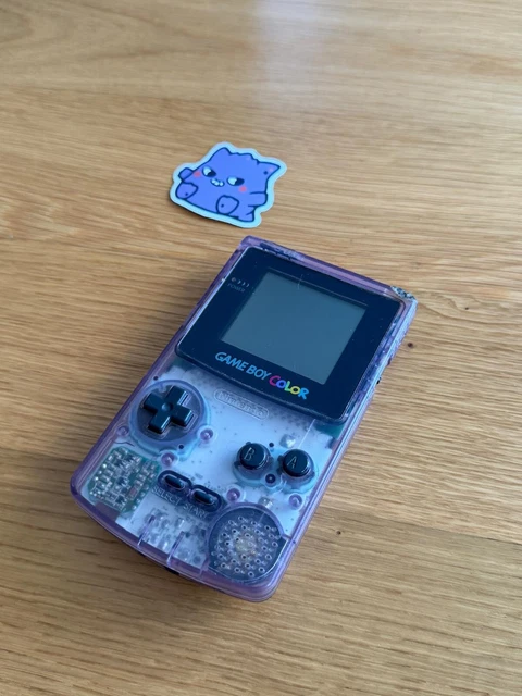 NINTENDO GAME BOY Color Violett Lila Transparent Konsole GBC Gameboy ...