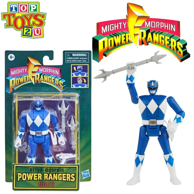 MIGHTY MORPHIN POWER Rangers - Retro Morphin Billy Articulated Action ...